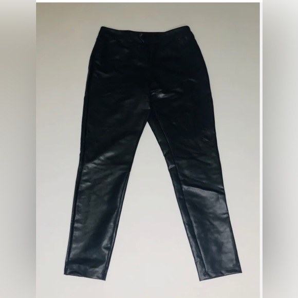 Leith | Pants & Jumpsuits | Womens Leith Faux Vegan Leather Spandex ...